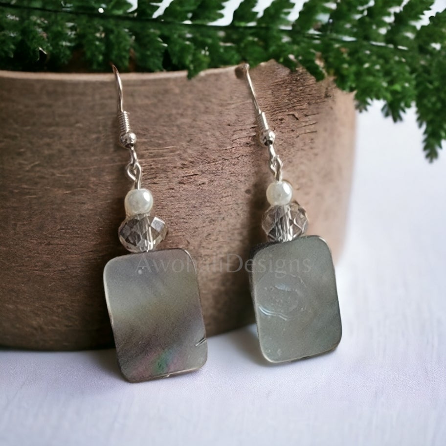 Abalone Earrings | Awohali Designs